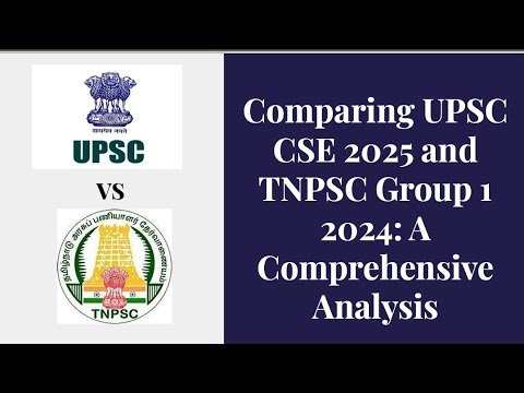 Why not UPSC? | TNPSC Group 1 VS UPSC CSE | Strategy Prelims 2024 & 2025 | - YouTube
