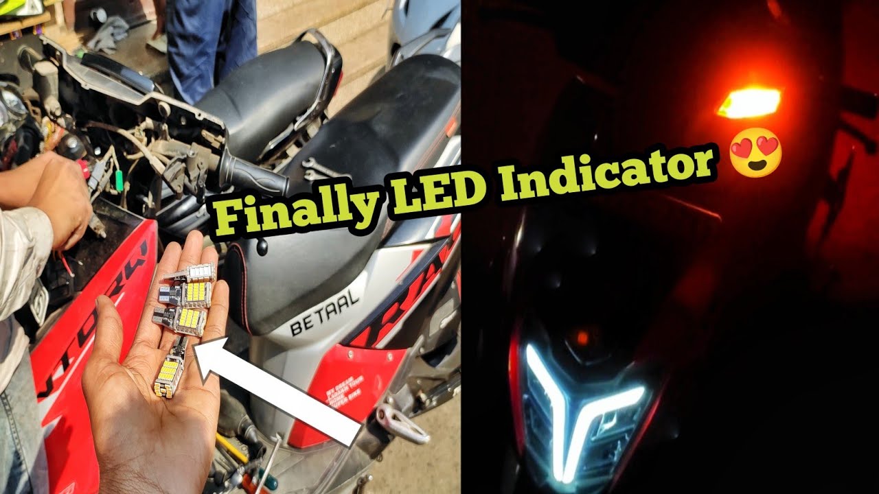 Finally betaal me Led light install kara diya 😍 | ntorq race xp led ...