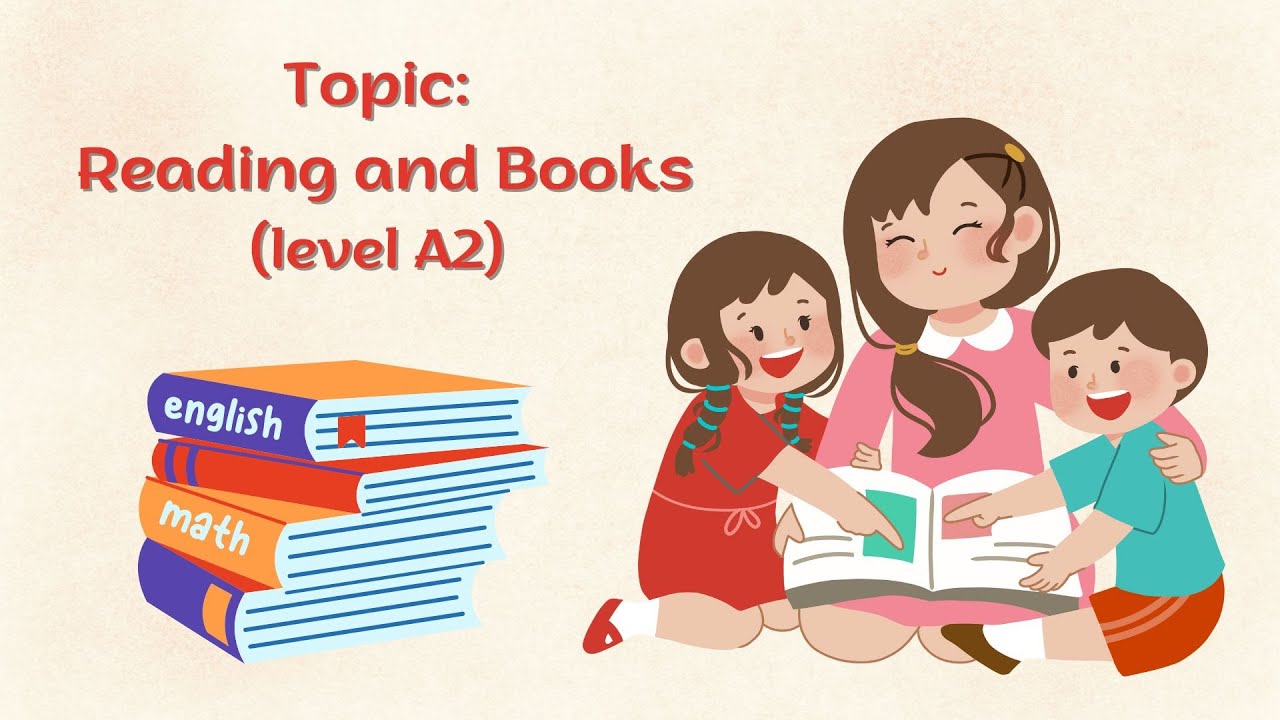 English shadowing | Reading and Books | Level A2 | How to improve ...