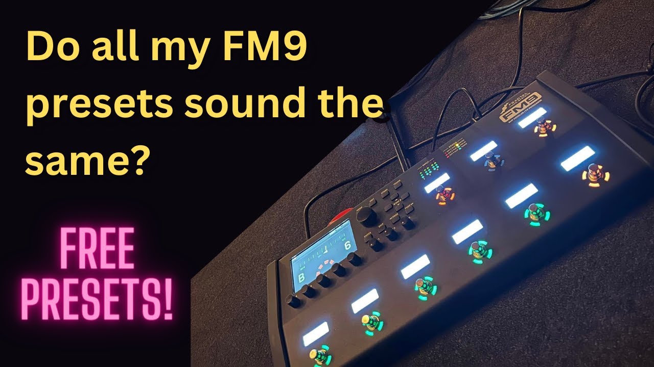 Fractal FM9 - Live Preset Question - Free Presets! - YouTube