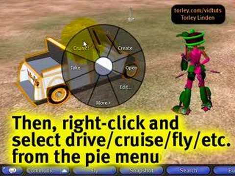 Driving a vehicle - Second Life Video TuTORial QUICKTIP - YouTube