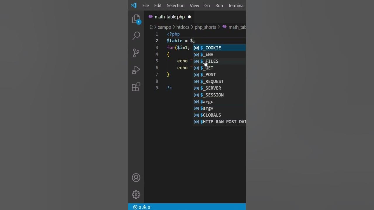 Dynamic Math table by query string - PHP script #short - YouTube