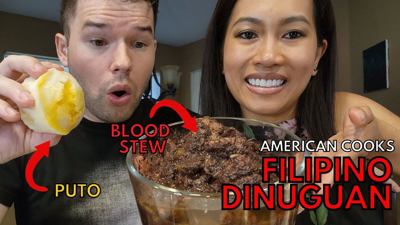 AMERICAN cooks FILIPINO DINUGUAN (BLOOD STEW) | KUYA JAKE - YouTube