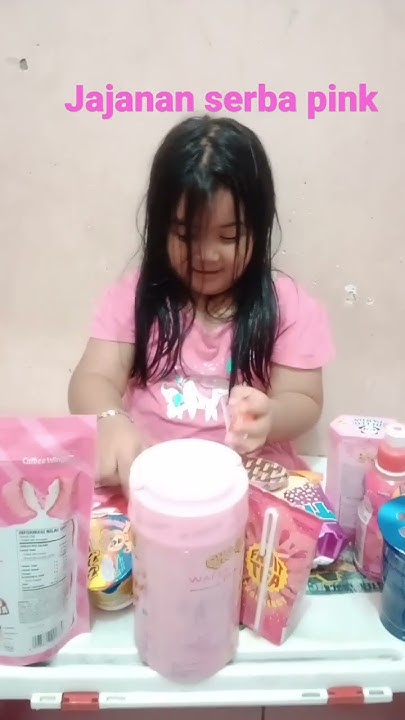 jajanan serba pink 😃 - YouTube
