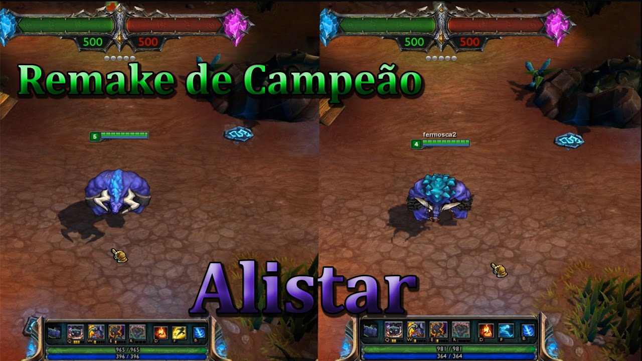 League of Legends: Remake do Alistar - YouTube