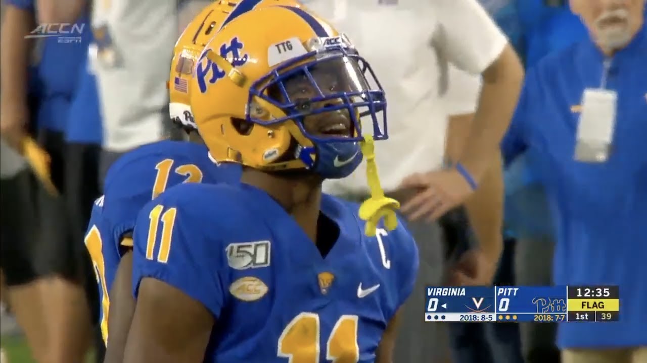 Dane Jackson (Pitt DB #11) Vs. Virginia 2019 - YouTube