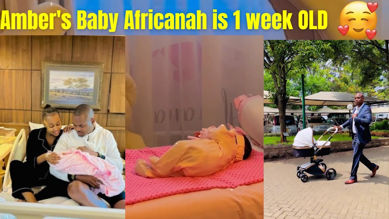 Amber Ray's Baby Africanah is One Week Old, Watch How Cute🥰 - YouTube