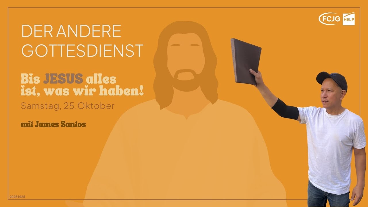 Bis Jesus alles ist was wir haben - James Santos - YouTube
