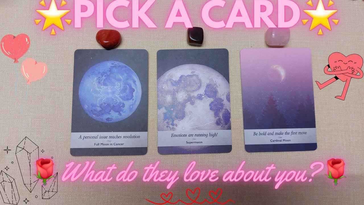 🌟PICK A CARD 🌟 𝚆𝚑𝚊𝚝 𝚍𝚘 𝚝𝚑𝚎𝚢 𝚕𝚘𝚟𝚎 𝚊𝚋𝚘𝚞𝚝 𝚢𝚘𝚞? ️🔮Tarot Reading 🔮 - YouTube