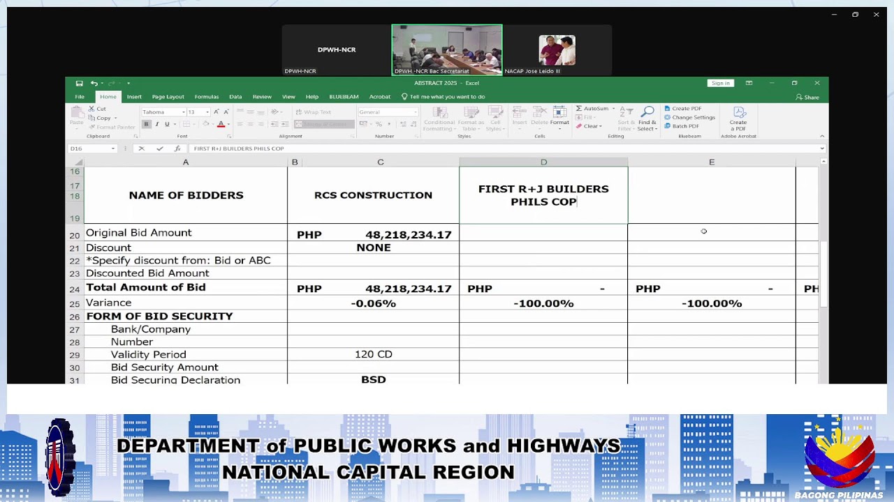 DPWH Regional Office NCR Procurement Live Stream on April 3, 2025 - YouTube