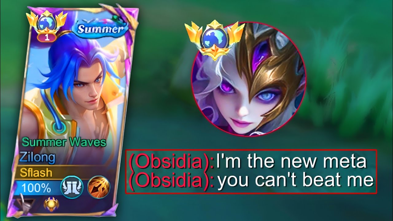 HOW TO DEAL AGAINST THIS NEW MARKMAN HERO OBSIDIA USING ZILONG ...