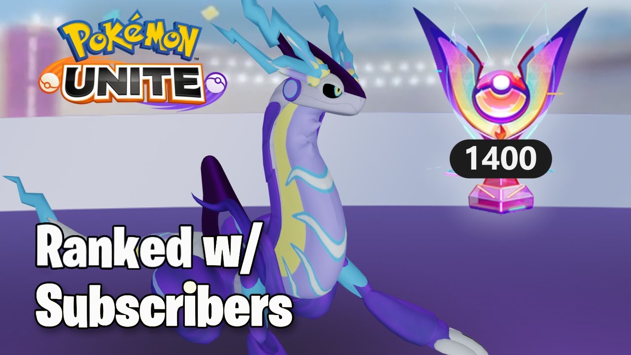 Customs + Master Rank - Pokemon Unite - Ranked with Viewers - YouTube