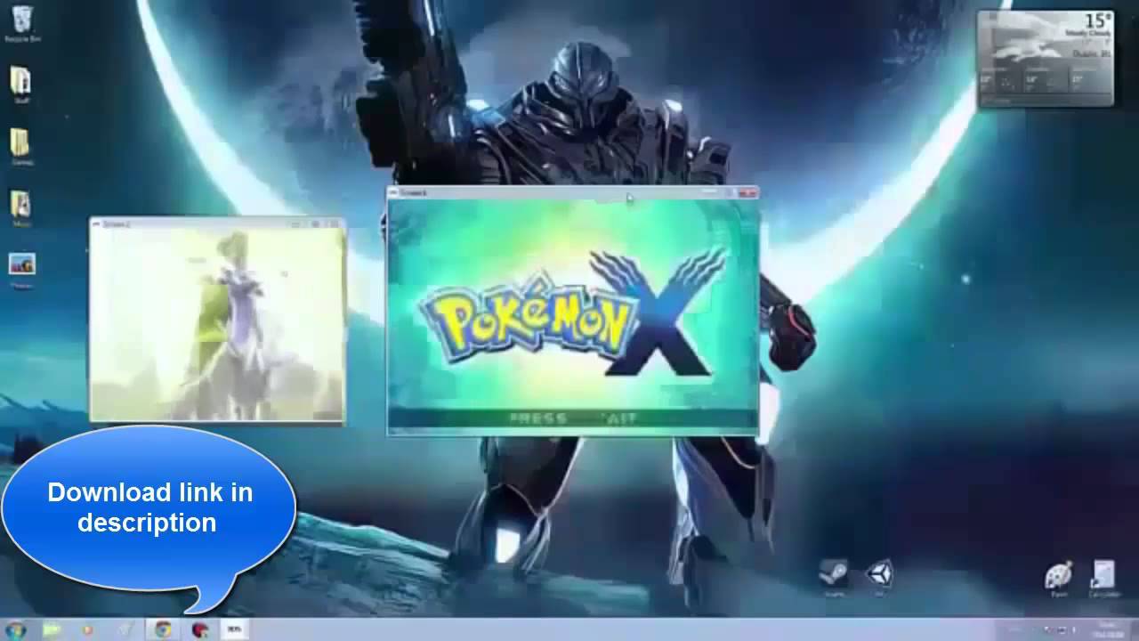 Nintendo 3DS Emulator Pokemon X & Y January 2015 - YouTube
