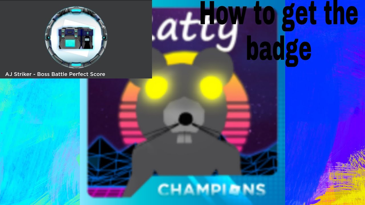 How to get the AJ striker crate drop #4 in Roblox (Ratty) - YouTube