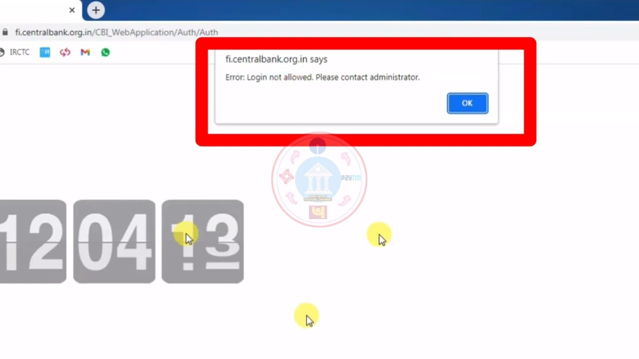 login not allowed please contact administrator fix in csp bank by bank mitra trick 2022 - YouTube