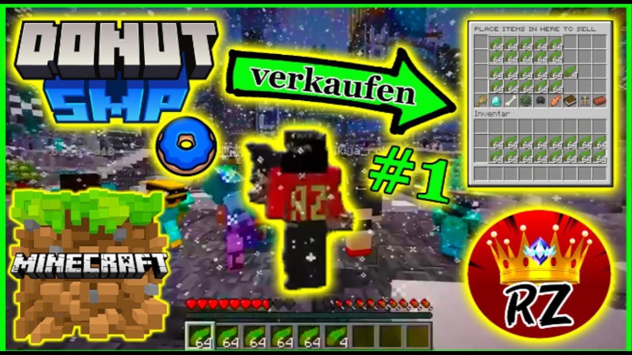 Easy verkaufen auf dem DONUT smp Server in MINECRAFT - YouTube