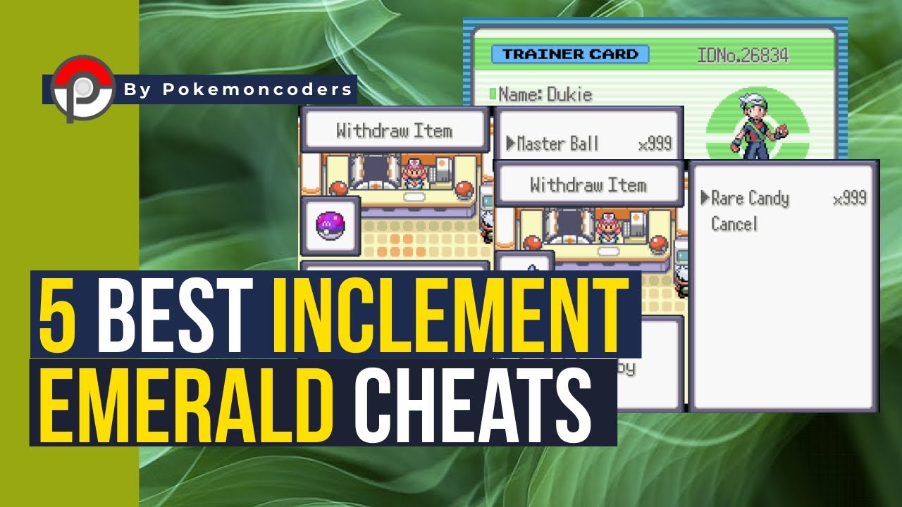 5 Best Pokemon Inclement Emerald Cheats for 2023 - 100% Working Cheats ...