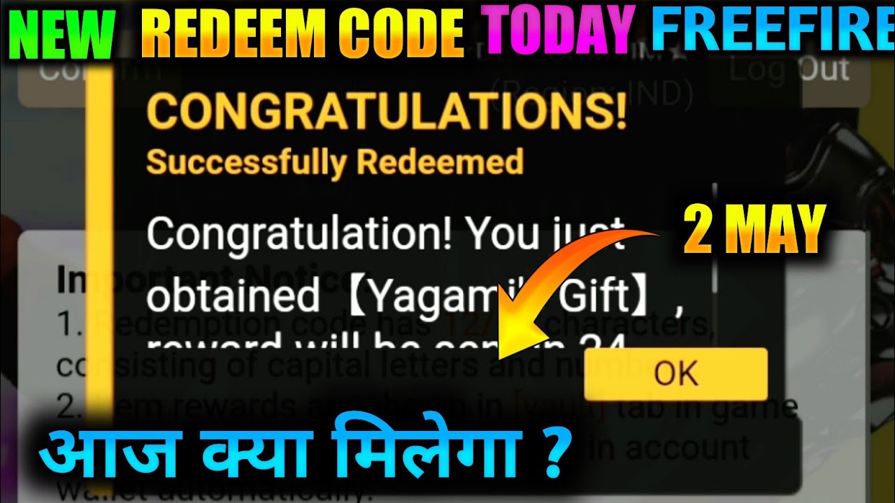 FREE FIRE NEW REDEEM CODE TODAY || FREE FIRE 24 APRIL REDEEM CODE||FF ...