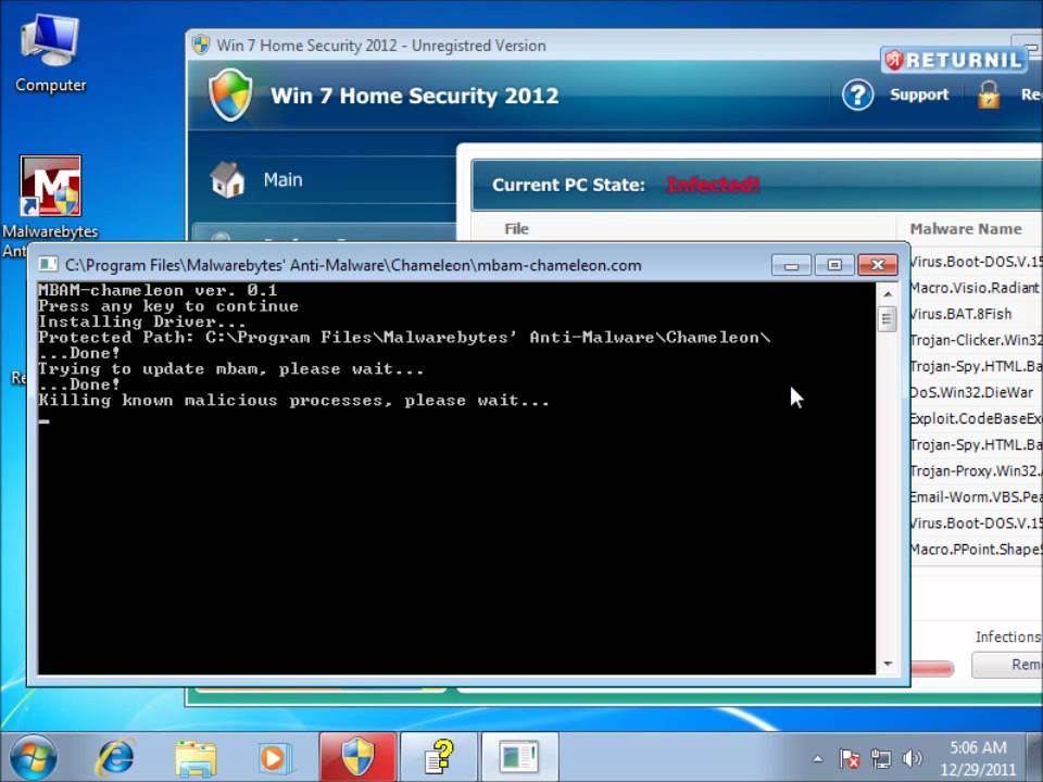 MalwareBytes' Anti-Malware Chameleon - YouTube