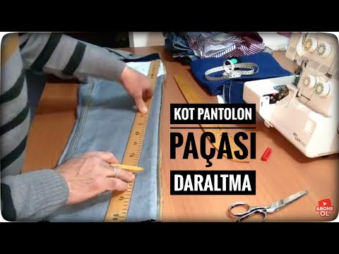 KOT PANTOLON PAÇASI DARALTMA