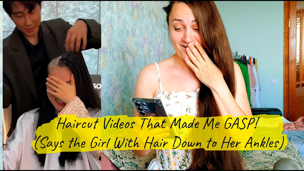Video(20 min)They Cut HOW MUCH?! (Long Hair Girl Reacts to Shocking ...