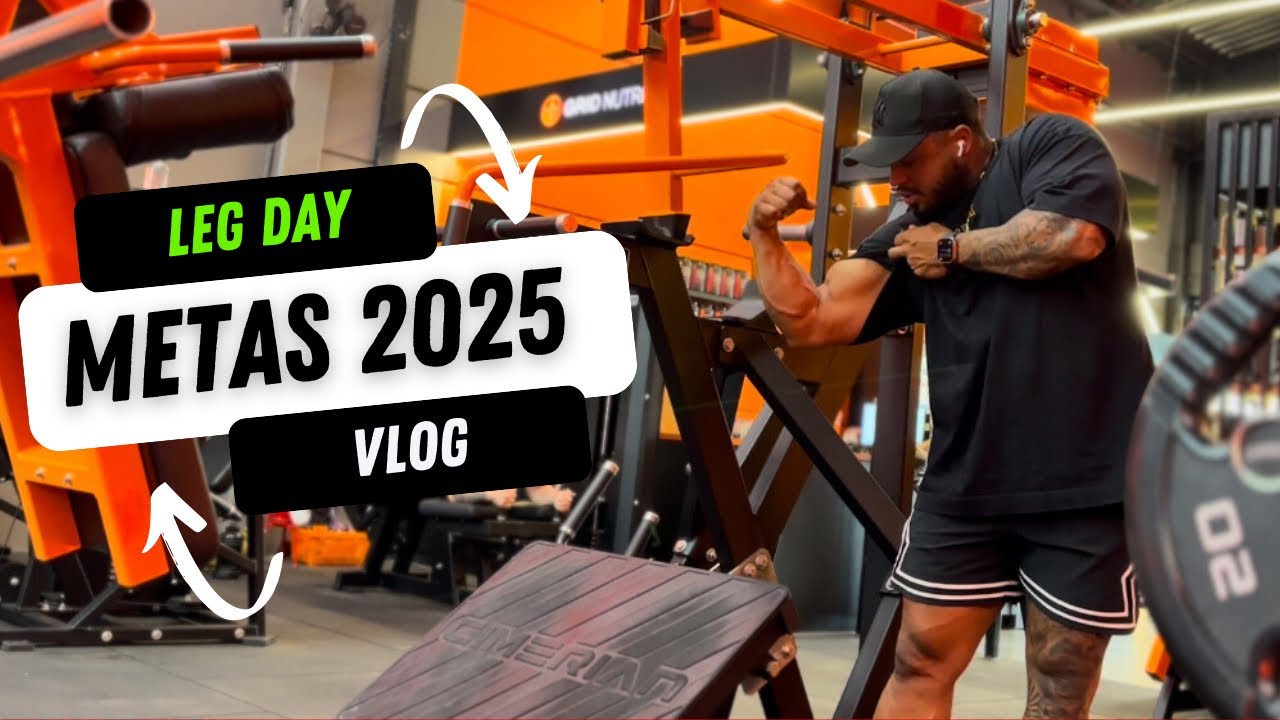 Primeiro VLOG - Leg Day, metas 2025 🚀 - YouTube