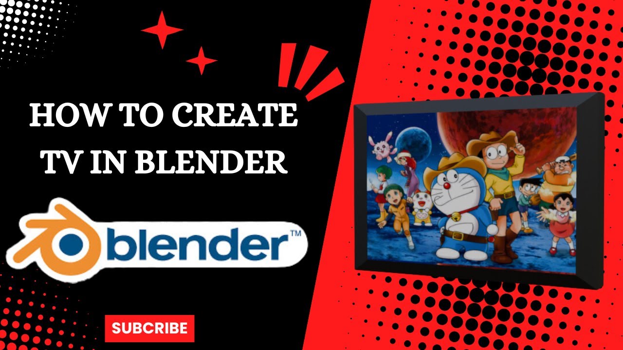 How To Create TV In Blender - YouTube