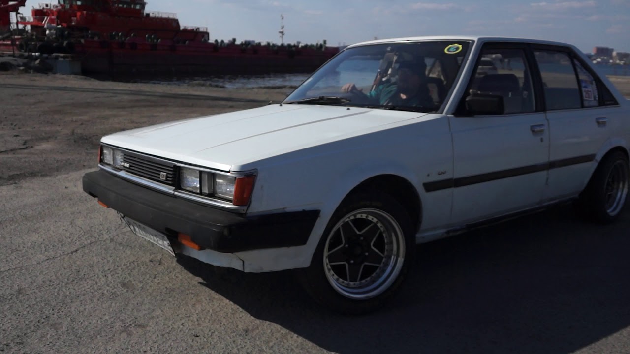 toyota carina AA60 AA63 4age 20 v black top drift 1 - YouTube