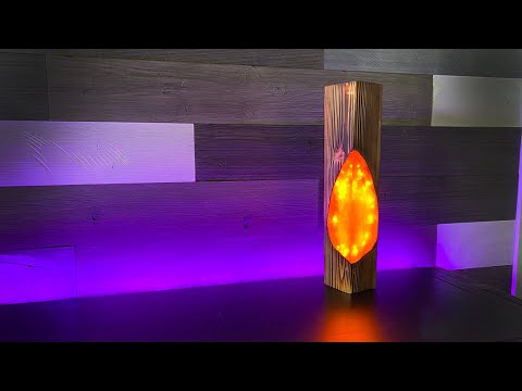 DIY Epoxy Lamp / Night Light - YouTube