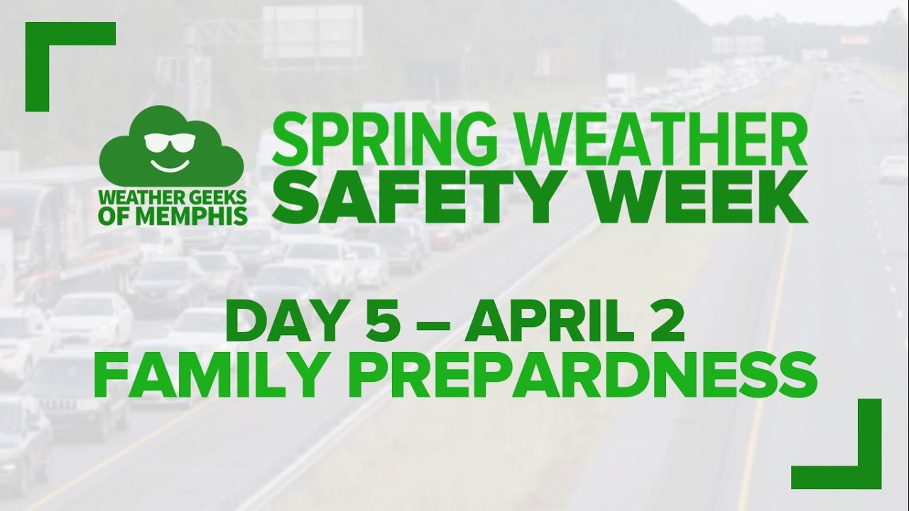 Spring Weather Safety Week | Day 5: Family Prepardness - YouTube