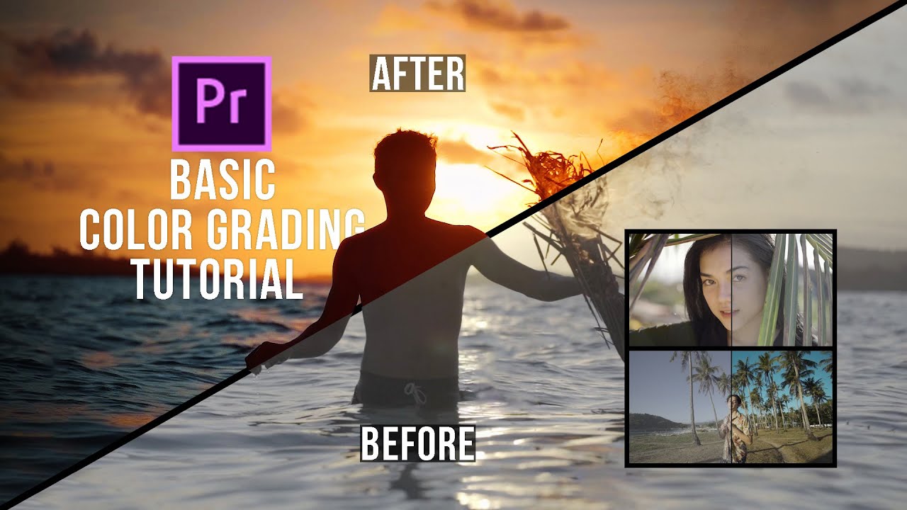 How I COLOR GRADE in Adobe Premiere Pro - Basic Editing Tutorial - YouTube
