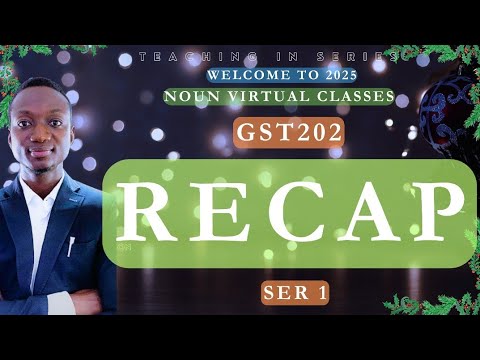 GST202 REVISION | SER 3 - YouTube