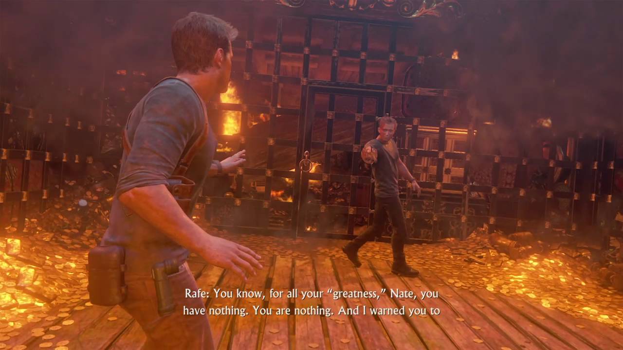 Uncharted 4: Nathan vs Rafe Boss Fight - YouTube