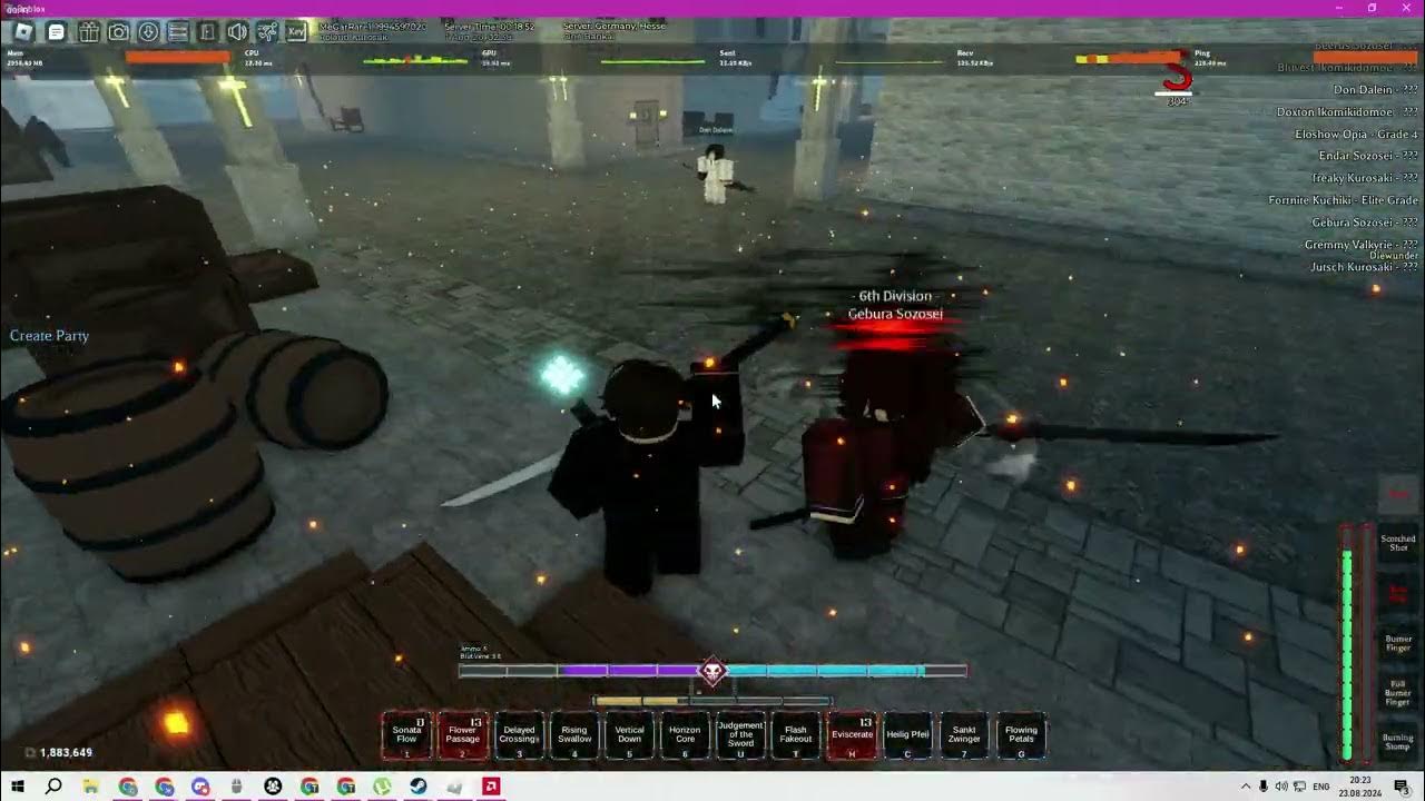 The black silence vs the red mist (type soul) - YouTube