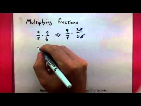 Algebra -Multiplying fractions - YouTube