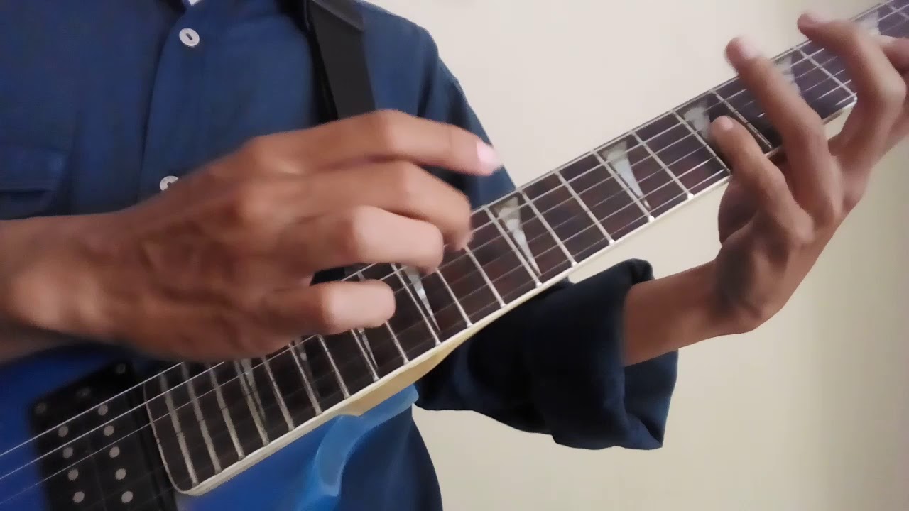 Van Halen's Eruption (tapping section) - Cover By Yenk - YouTube