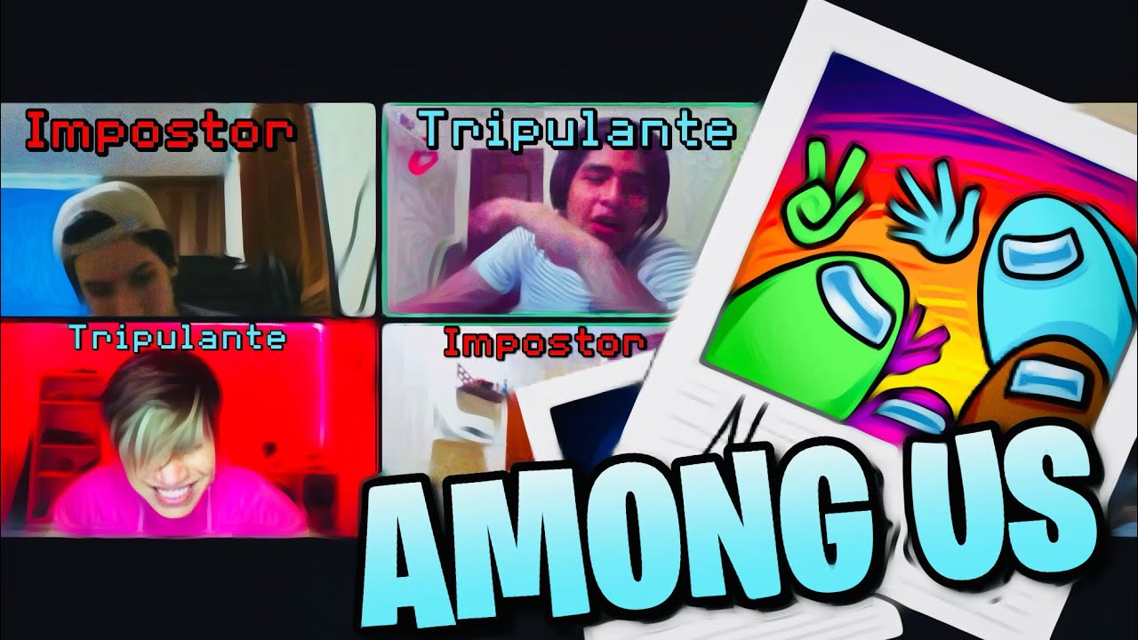 GENTE COLOR CARTON JUGANDO AMONG US | Maxthakidd - YouTube