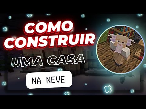 Tutorial Como Construir Uma Casa Na Neve Em 5 Minutos No Minecraft 🏡 ...