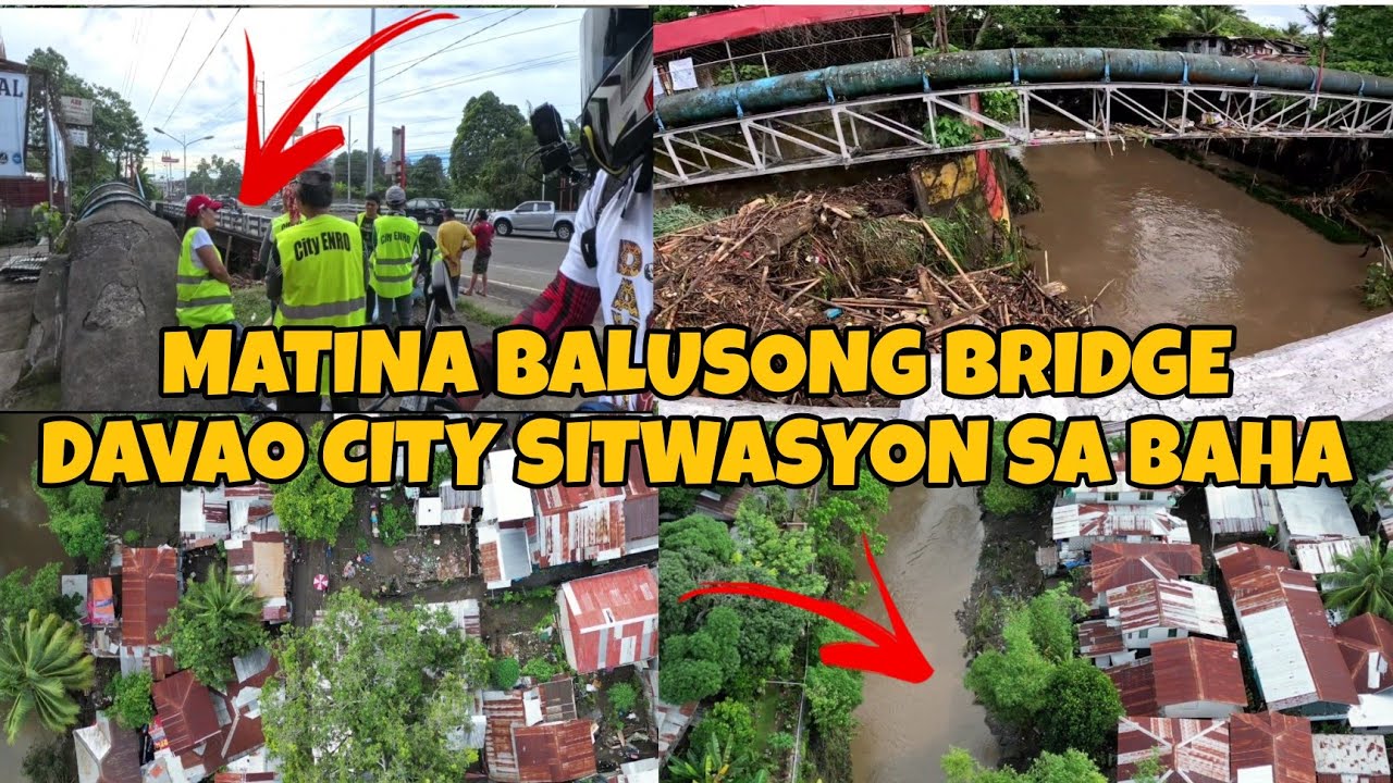 MATINA BALUSONG BRIDGE.SITWASYON SA BAHA. - YouTube