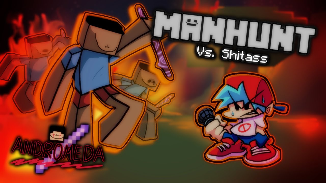Andromeda FNF Manhunt VS Shitass [Mod] - YouTube
