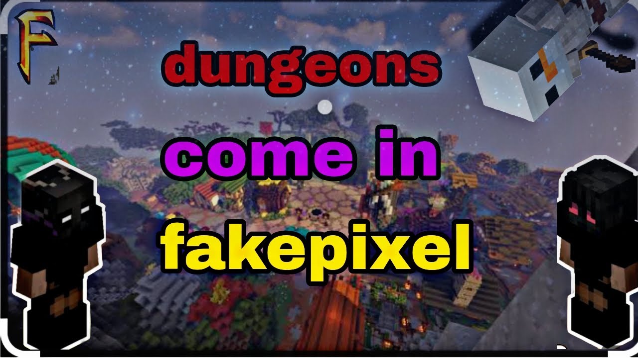 when dungeons come in fake pixel. - YouTube