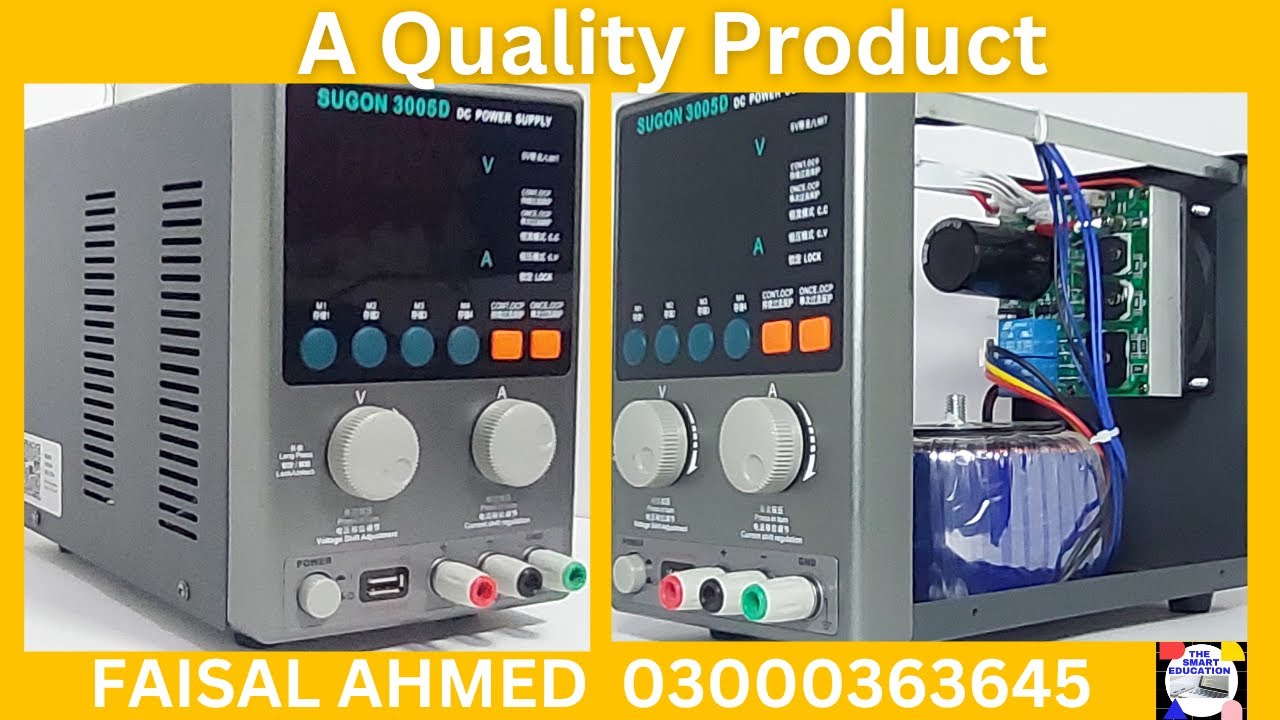 SUGON 3005D DC Power Supply Unboxing|SOGUN 3005d with Short Killer|How ...