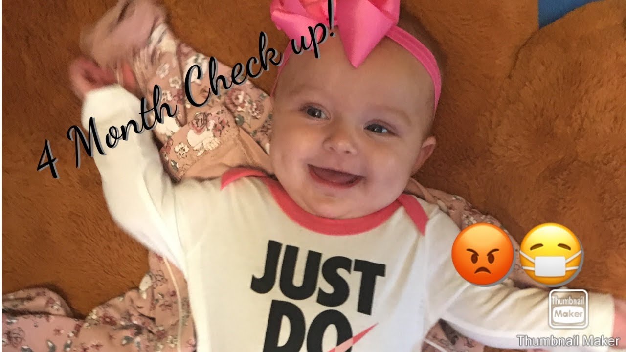 BABYGIRLS 4 MONTH CHECK UP|WEIGHT| HEIGHT| TAKING TWO UNDER TWO TO A ...