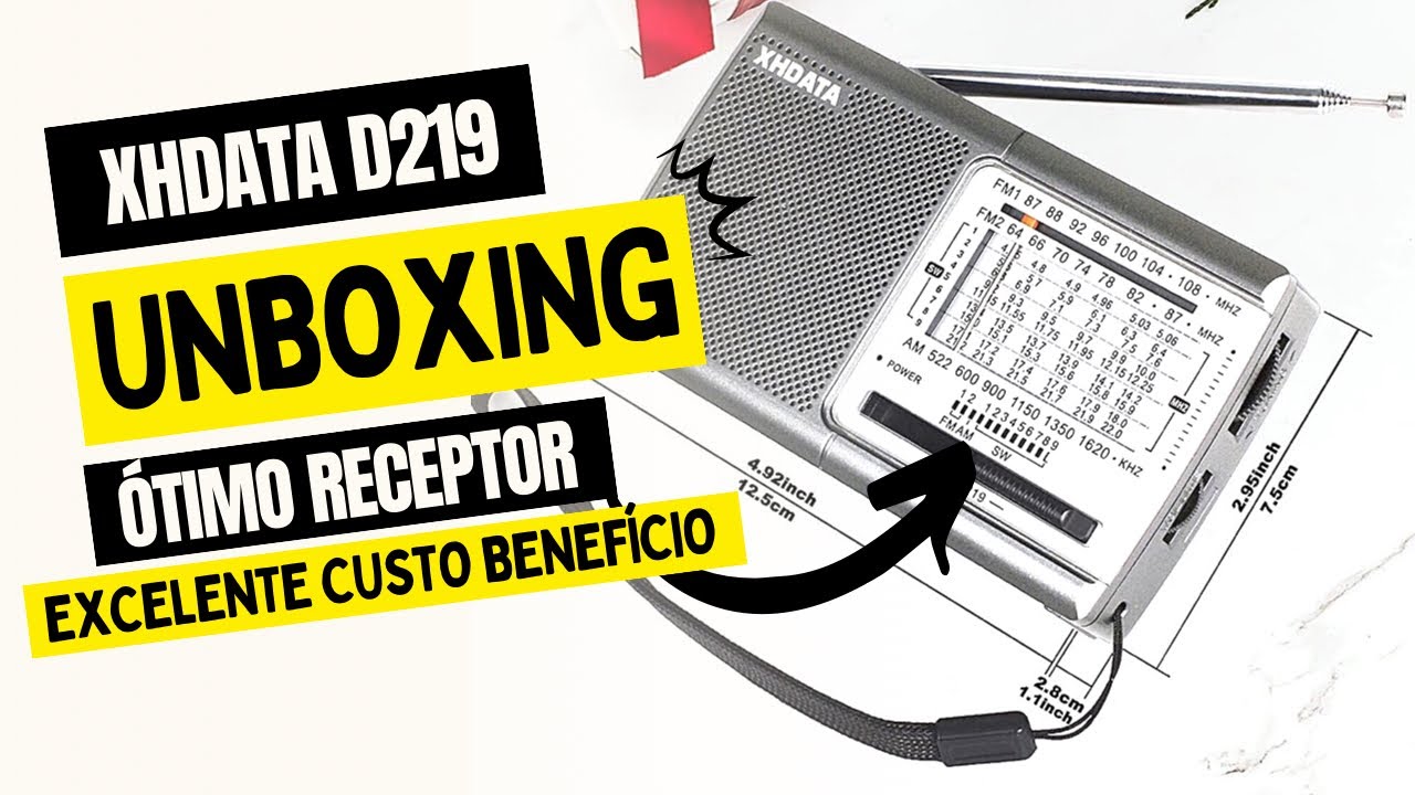 Unboxing - Conheça o novo XHDATA D219 - O mais recente lançamento da ...