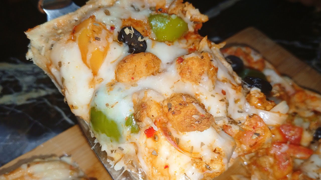 The best loaded pizza | recipe by the perfect plate - YouTube