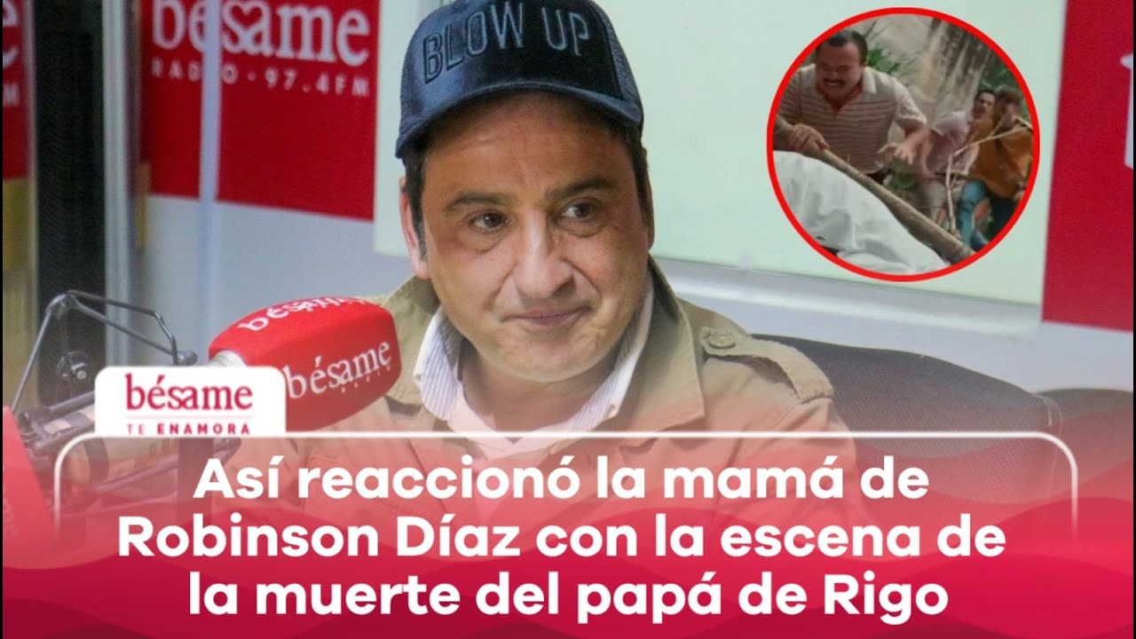 Así fue la reacción de la mamá de Robinson Díaz cuando vio la escena de ...