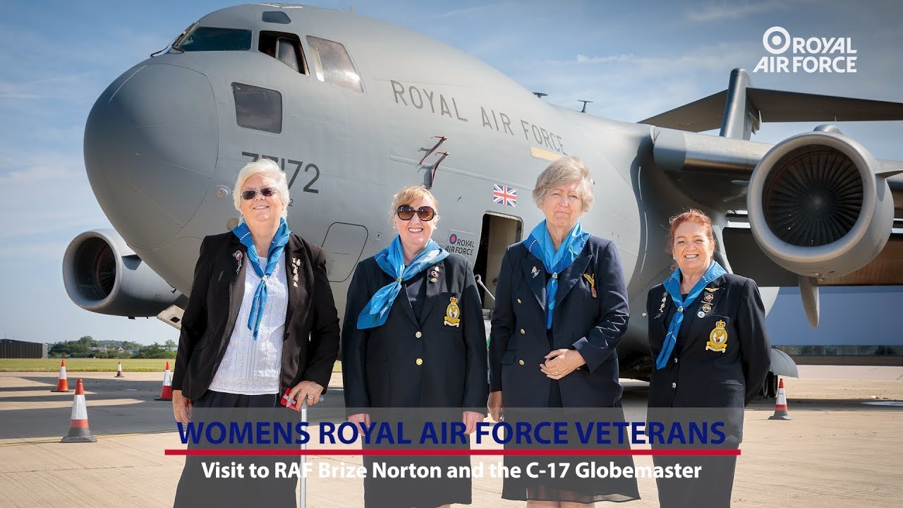 Womens Royal Air Force Veterans Visit RAF Brize Norton - YouTube