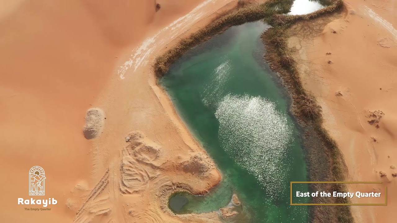 The Empty Quarter’s sulfuric springs burst with streams that branch out ...