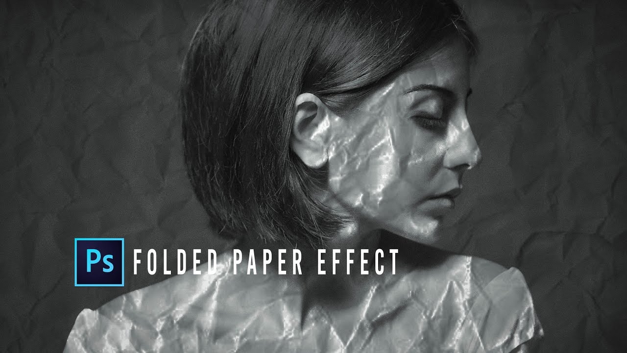 Photoshop Tutorial: Folded Paper Portrait - YouTube