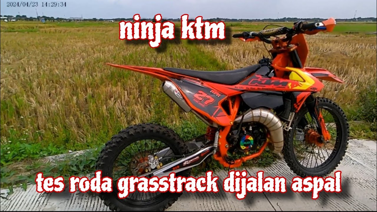 NINJA KTM TRAIL NINJA TEST RIDE BAN TRABAS BUAT DI ASPAL - YouTube